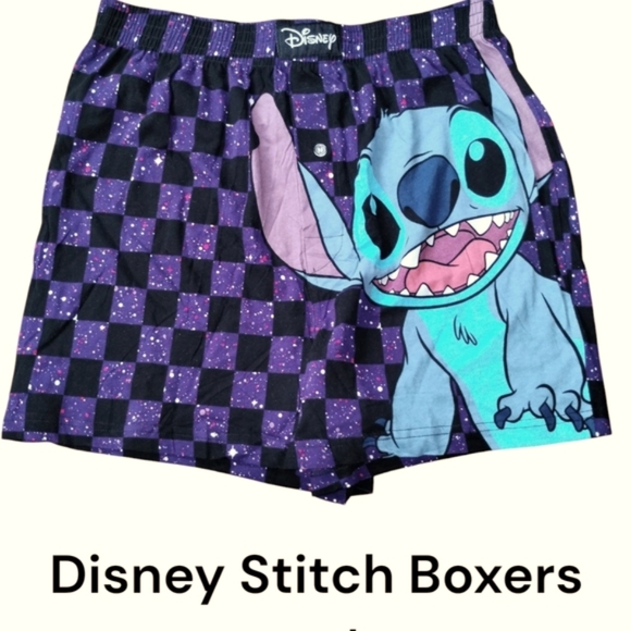 Disney | Underwear & Socks | Disney Lil Stitch Boxer Briefs L To Xl Nwt ...